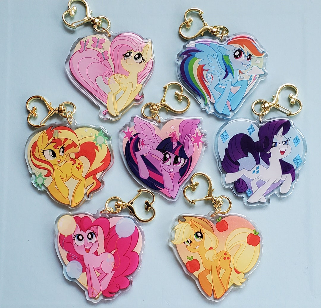 My Little Pony Keychains - Etsy