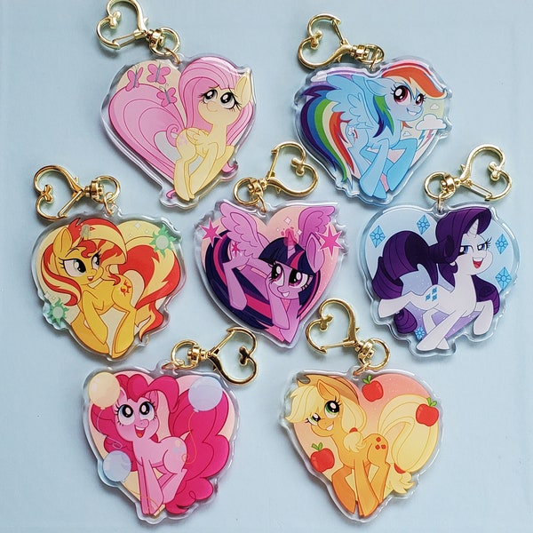 My Little Pony Keychains - Etsy