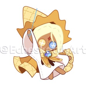 PRE-ORDER Cookie Run Keychains - Shadow Milk Cookie and Pure Vanilla ...