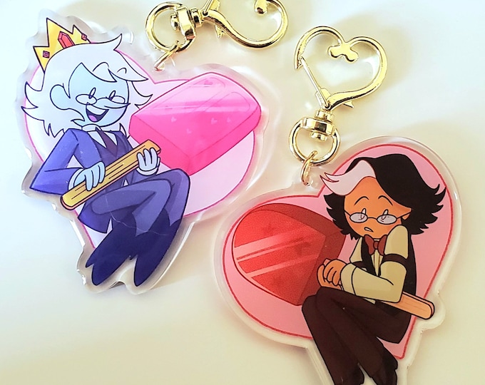 Winter King + Simon Keychains - Etsy