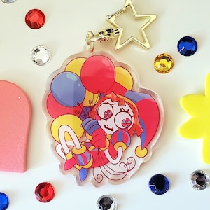 PRE-ORDER Digital Circus Balloon Keychains - Etsy