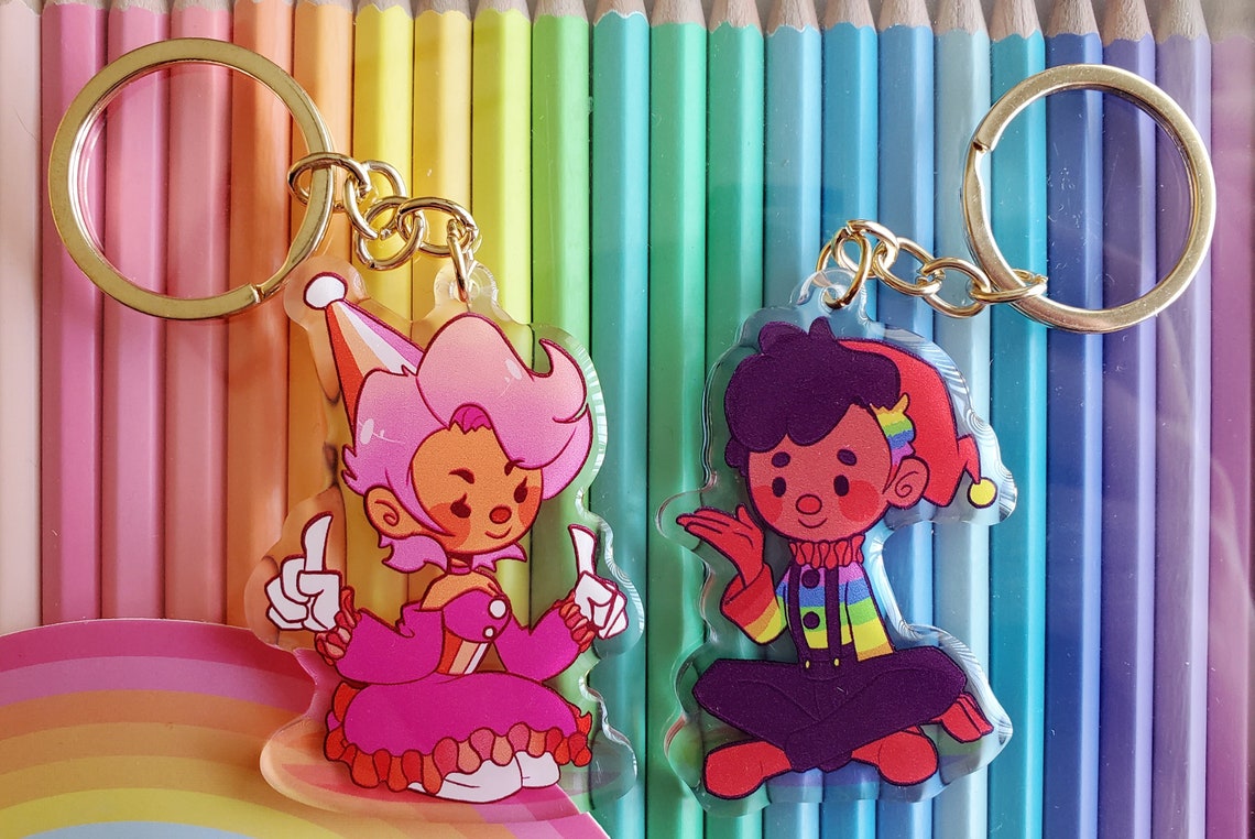 Pride Clown Keychains - Etsy