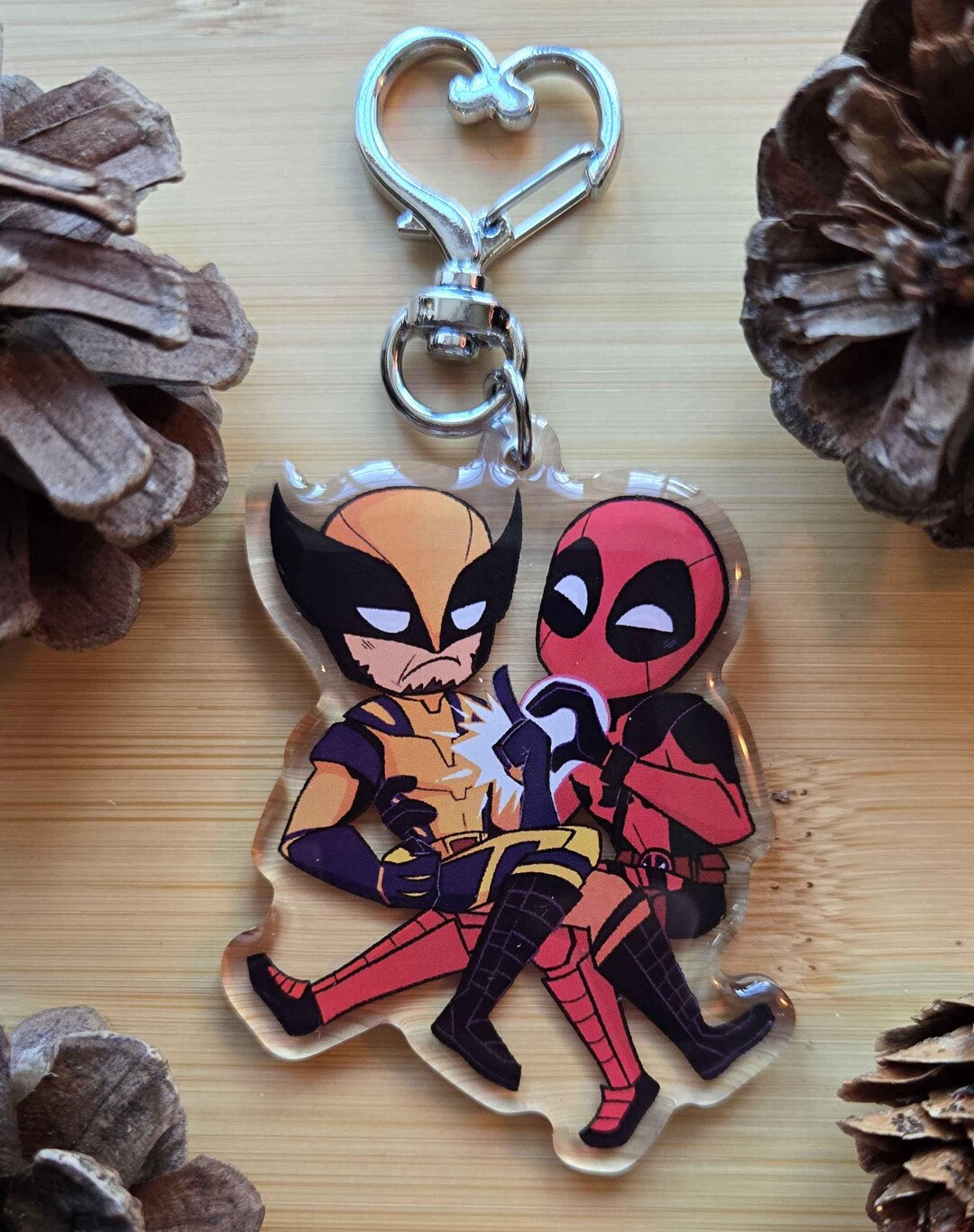 Poolverine Acrylic Keychain: Deadpool & Wolverine - Etsy