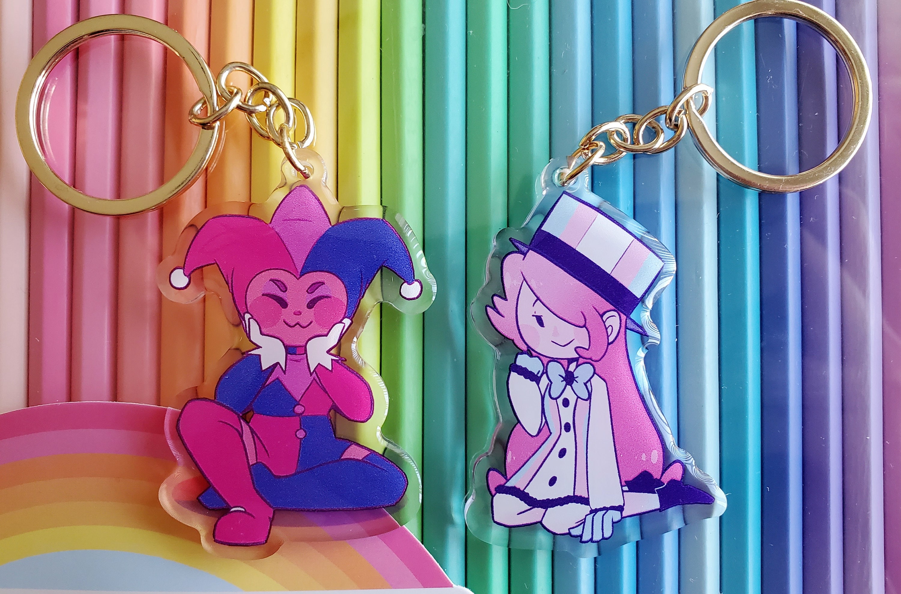 Pride Clown Keychains - Etsy