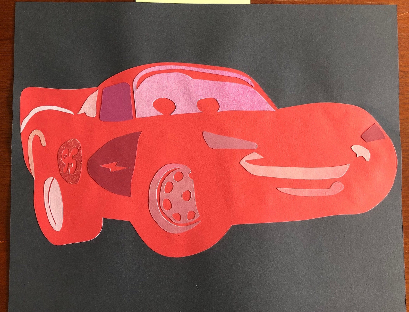 Lightning McQueen paper cutting | Etsy