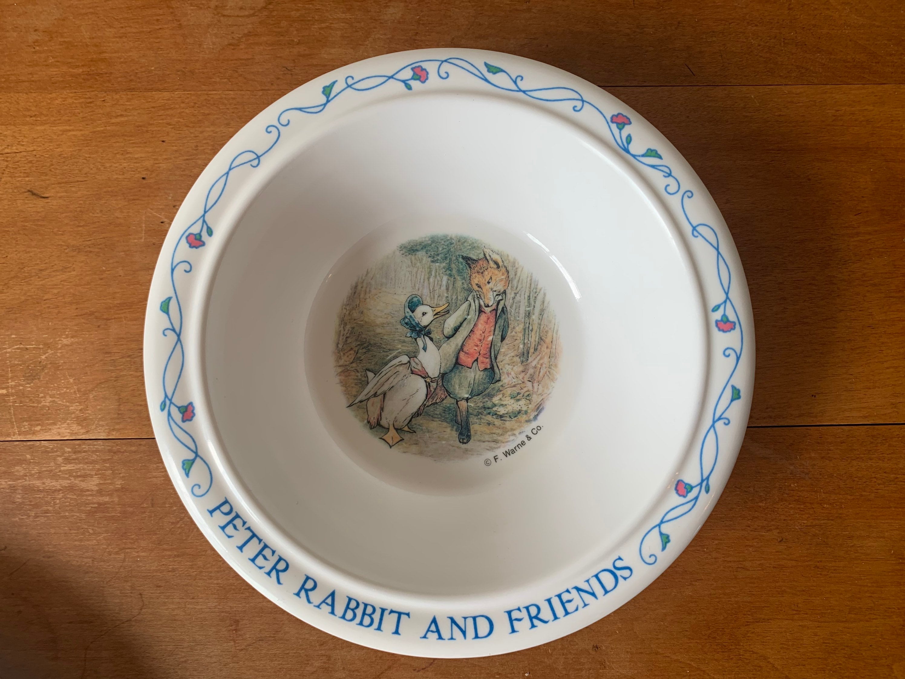 Peter Rabbit & Friends Divided Plate and Bowl Set - Etsy