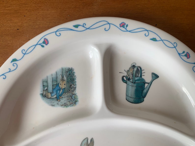 Peter Rabbit & Friends Divided Plate and Bowl Set - Etsy