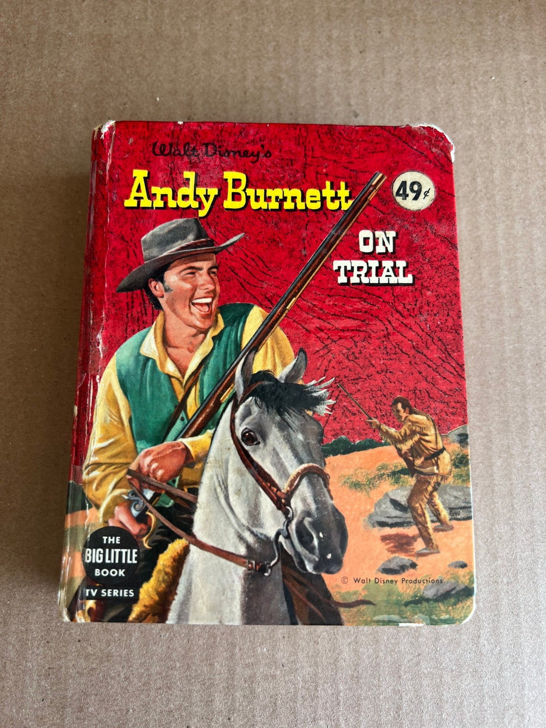 Vintage 1958 Disney Andy Burnett Book - Big Little Book TV Series - Etsy