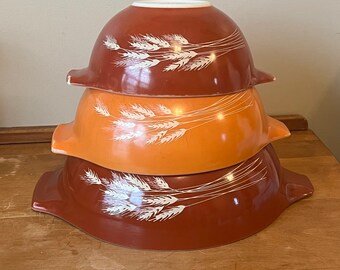 Pyrex Nesting Bowls - Etsy