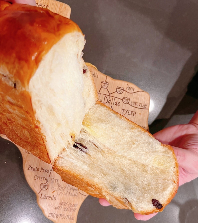 Fresh Made Rum Soaked Raisins Japanese Hokkaido Milk Toast Loaf Bread ...