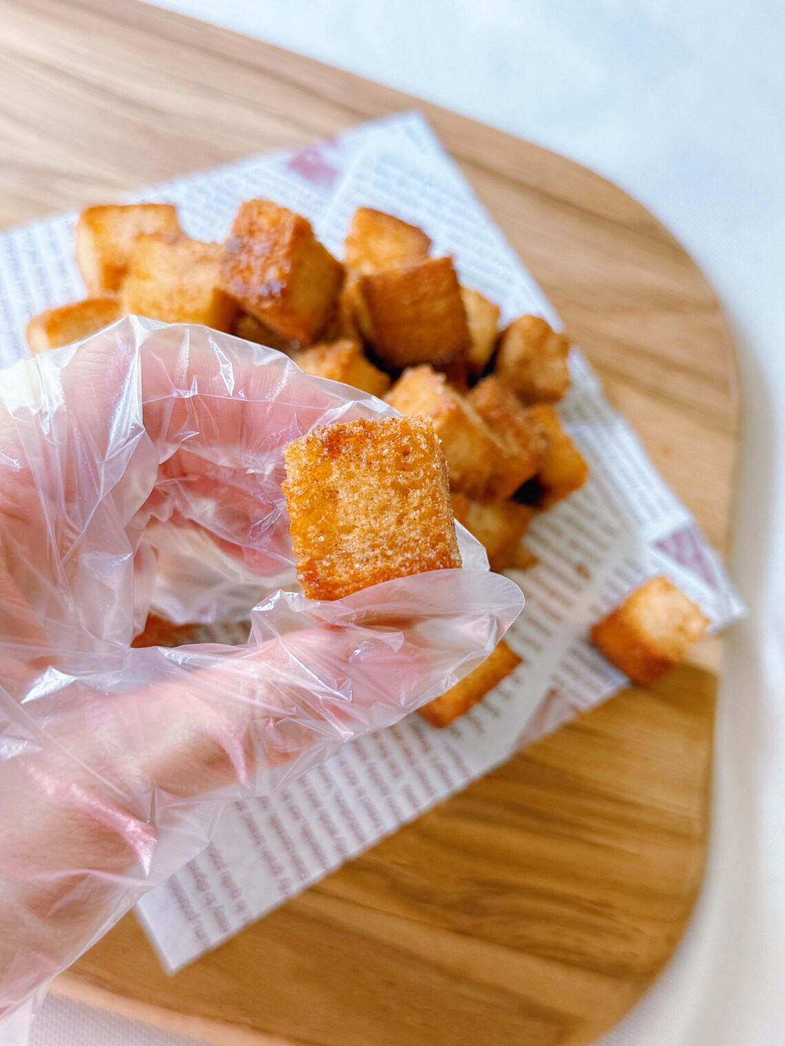 Seasoned Premium Croutons Buttery Garlic/caramel Cinnamon Bite-sized ...