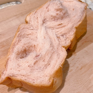 Fresh Made Pink Japanese Rose Flavor Hokkaido Milk Toast Loaf Bread ...