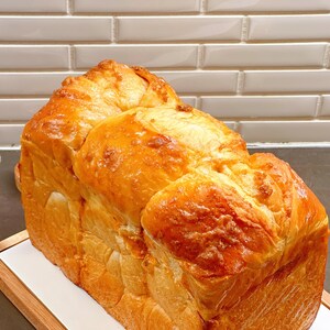 Fresh Made Japanese Okinawan Dark Brown Sugar Loaf Bread Toast Fluffy ...