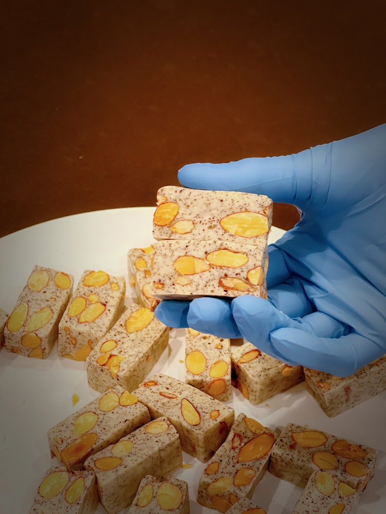 Taiwanese Almond Nougat Candy Milk Tea Flavor Soft Chewy 1 Lb Fresh ...