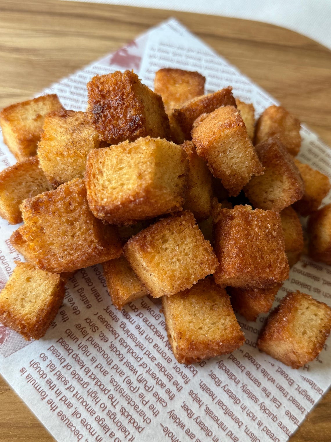 Seasoned Premium Croutons Buttery Garlic/caramel Cinnamon Bite-sized ...