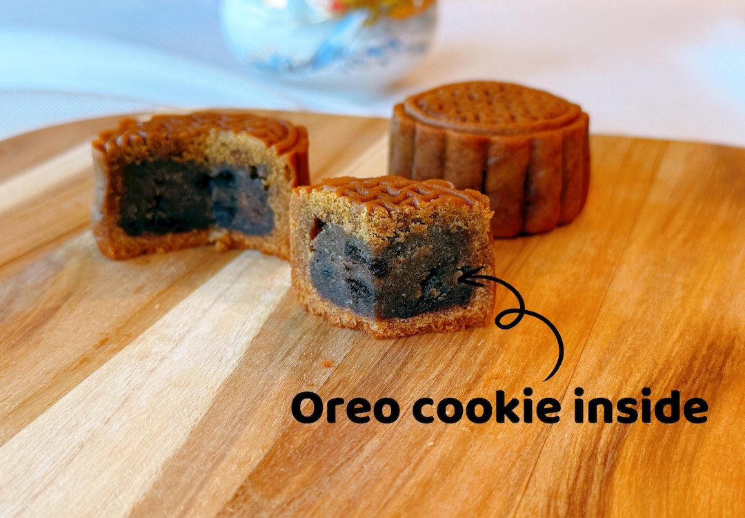 8pcs Fresh Made Oreo Cookie Mooncake Best Gift A Fusion of Tradition ...