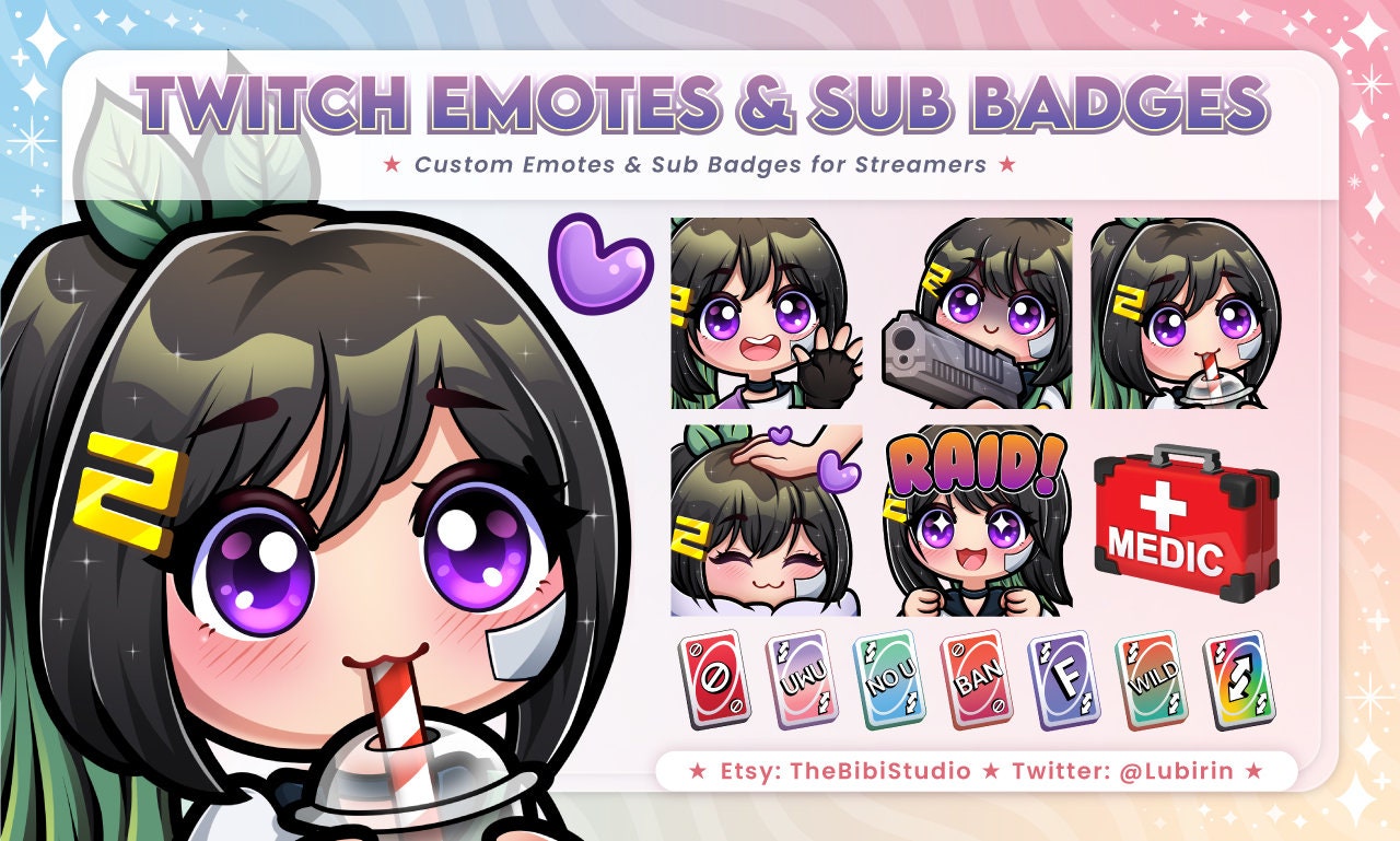 Custom Emotes for Streamer Custom Emojis & Stickers for - Etsy Australia