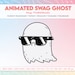 Animated Swag Ghost Emote | Twitch Emote | Discord Emote | Youtube ...
