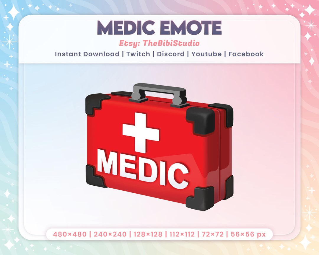 Medic Emote | Heal Emote | Twitch Emote | Discord Emote | Youtube Emote ...