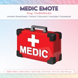 Medic Emote | Heal Emote | Twitch Emote | Discord Emote | Youtube Emote ...
