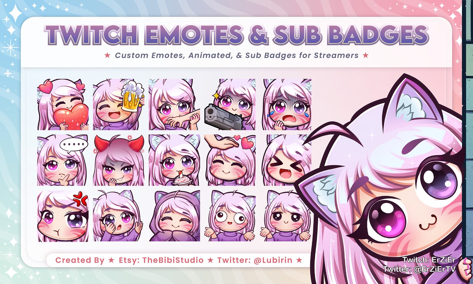 Custom Emotes for Streamer Custom Emojis & Stickers for - Etsy