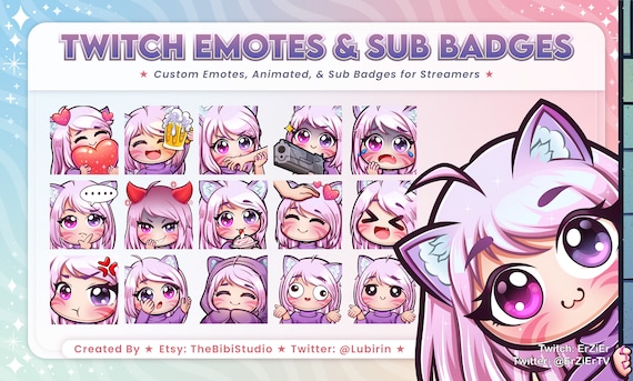 Custom Emotes for Streamer Custom Emojis & Stickers for - Etsy
