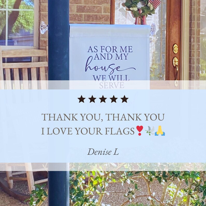 Yard Verse Flag Home Garden House Banner Established Year Family Gift ...