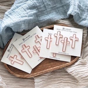 Christian Page Clips Set of 3 Faith Book Marks Journal Page Clips Bible ...