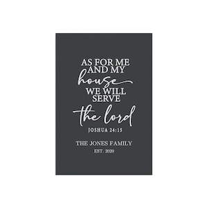 Personalized Bible Verse Yard Banner Christian Garden Flag New Home ...