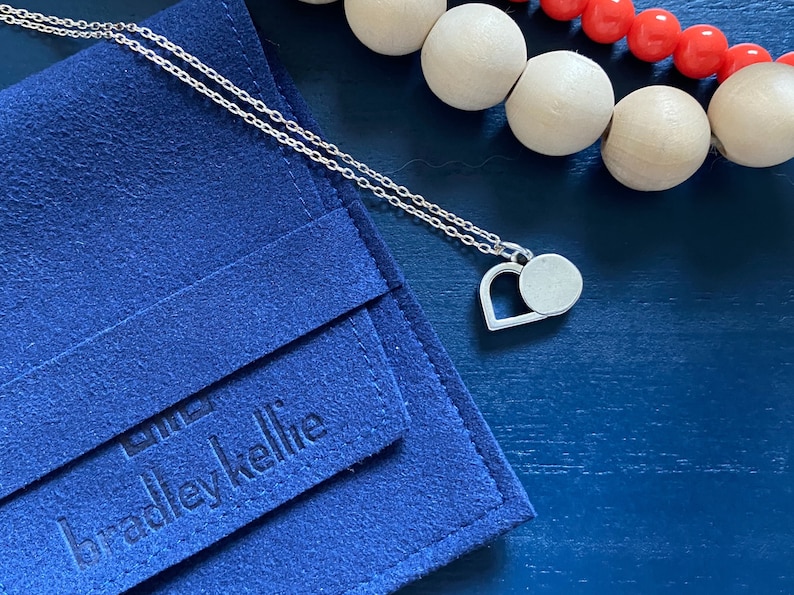 Modern EMPTY TOMB Necklace in Sterling Silver or Gold Overlay ...