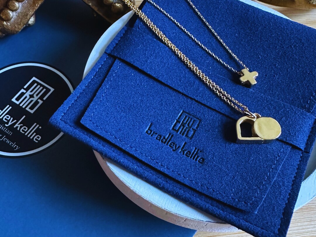 Modern EMPTY TOMB Necklace and Christian Cross Sterling Silver or Gold ...