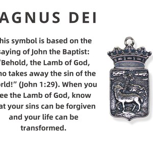 Lamb of God Agnus Dei CHRISTIAN Pendant Sterling Silver 14K or Gold ...
