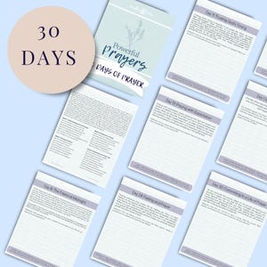 Prayer Guide for New Christian Prayer Workbook for Women Digital ...