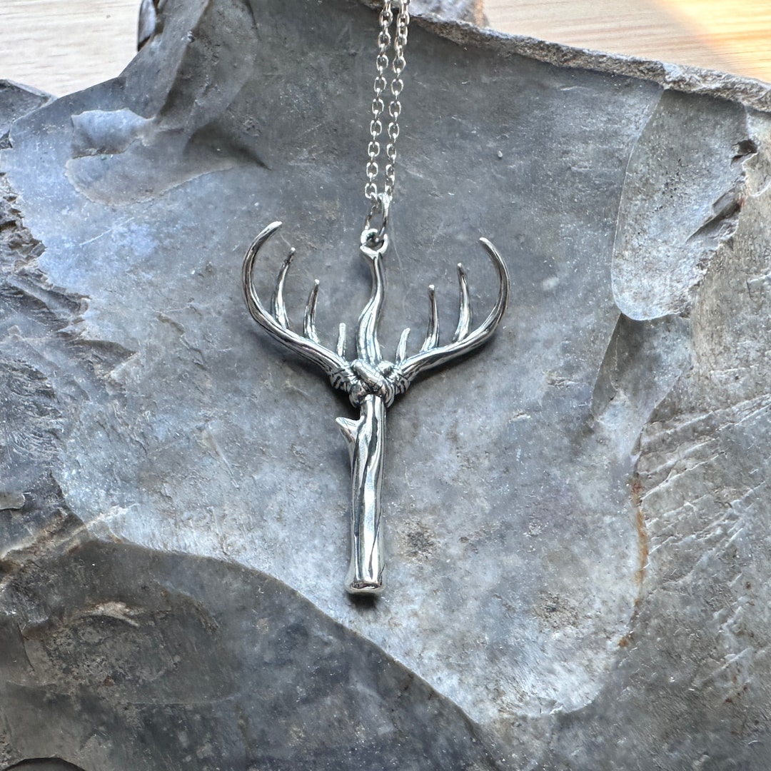 Antler Cross Christian Pendant Sterling Silver Jewelry Farm and Ranch ...