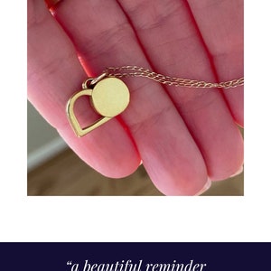 Modern EMPTY TOMB Necklace in Sterling Silver or Gold Overlay ...