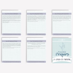 Prayer Guide for New Christian Prayer Workbook for Women Digital ...