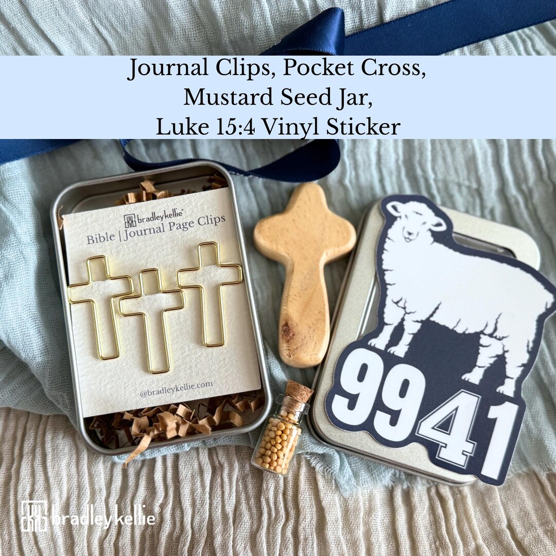 Christian Page Clips Set Bible Study for Her Pocket Cross Meaningful ...