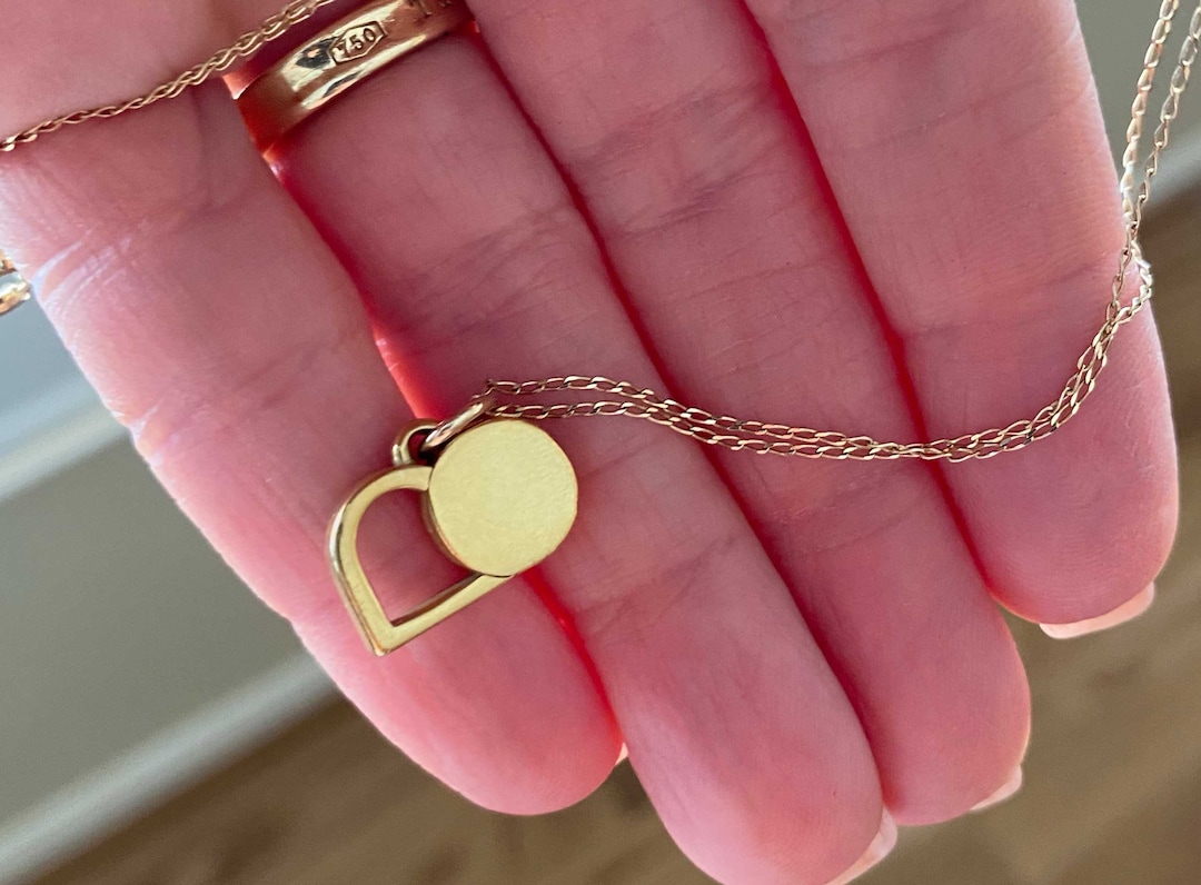 Modern EMPTY TOMB Necklace in Sterling Silver or Gold Overlay ...