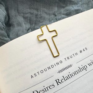 Christian Page Clips Set of 3 Faith Book Marks Journal Page Clips Bible ...