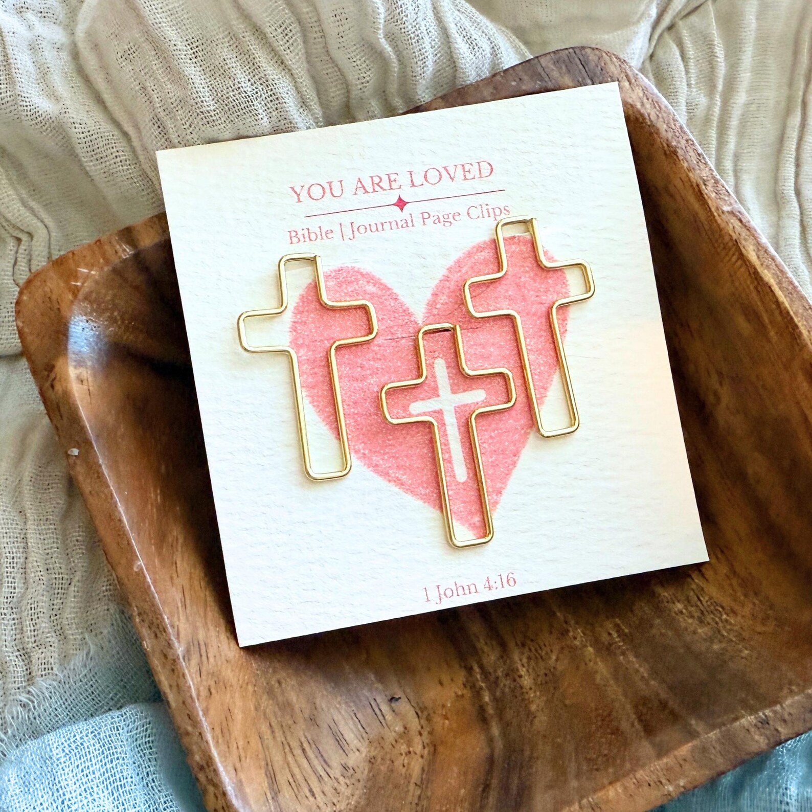Mother's Day Cross Paper Clips Bible Journal Christian Office Supply ...