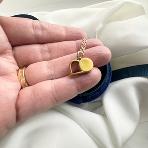 Modern EMPTY TOMB Necklace Gold Vermeil CHRISTIAN Pendant Born Again ...