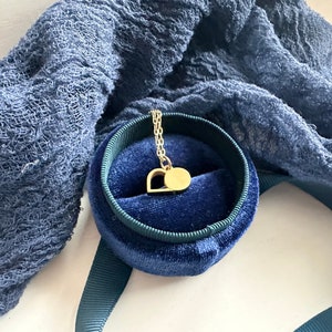 Modern EMPTY TOMB Necklace Gold Vermeil CHRISTIAN Pendant Born Again ...