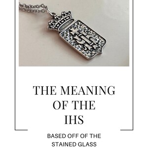 IHS Christian Necklace for Men Gold Evangelical Jewelry for Men ...