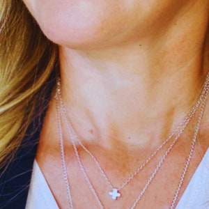 Modern EMPTY TOMB Necklace in Sterling Silver or Gold Overlay ...