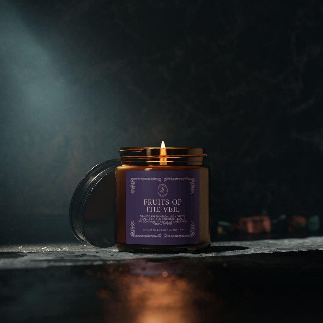 Fruits of the Veil Candle With Mango Coconut Passionfruit and Amber ...