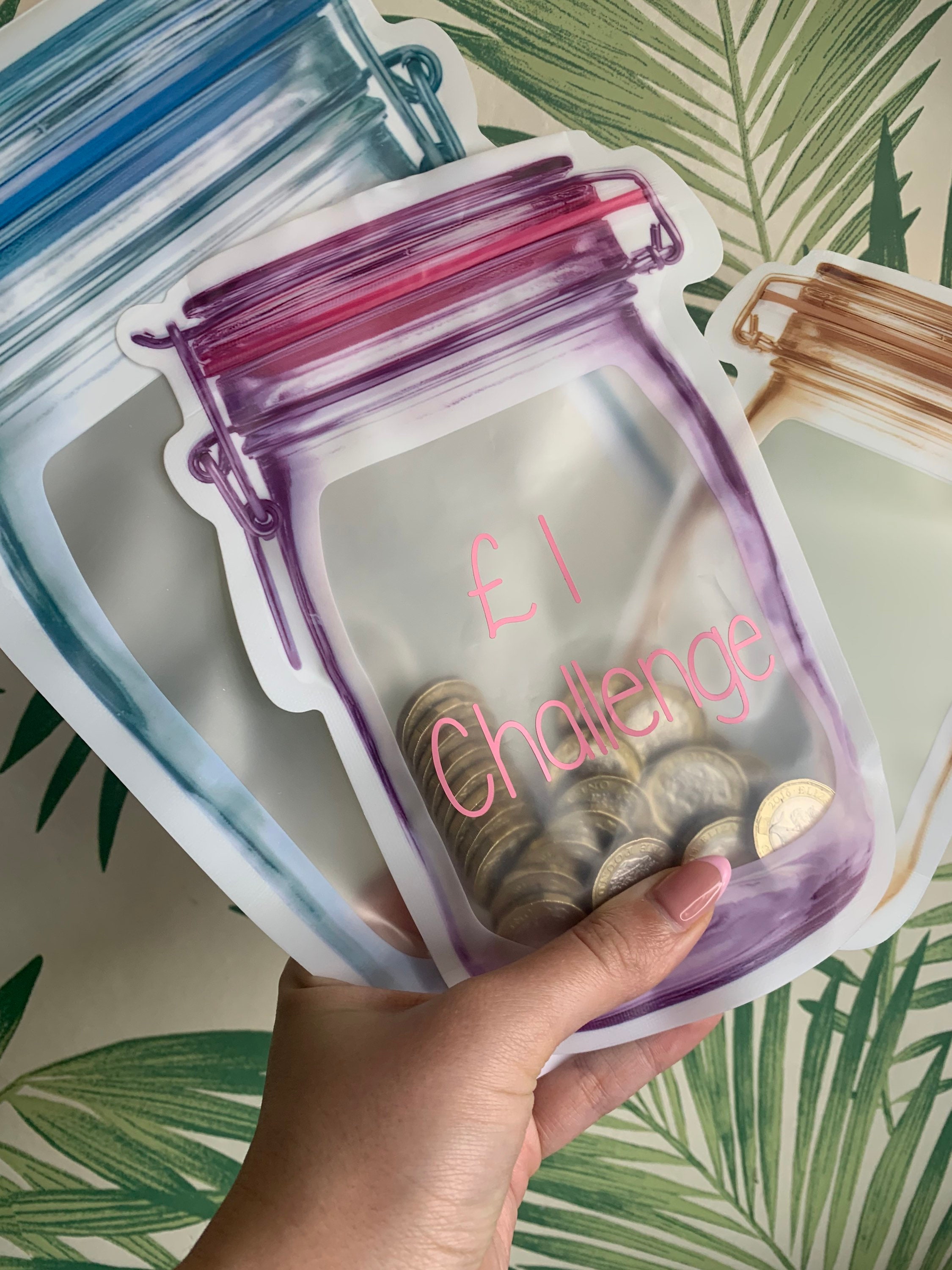 Flat Savings Jars Personalised Cash Budgeting Savings - Etsy UK