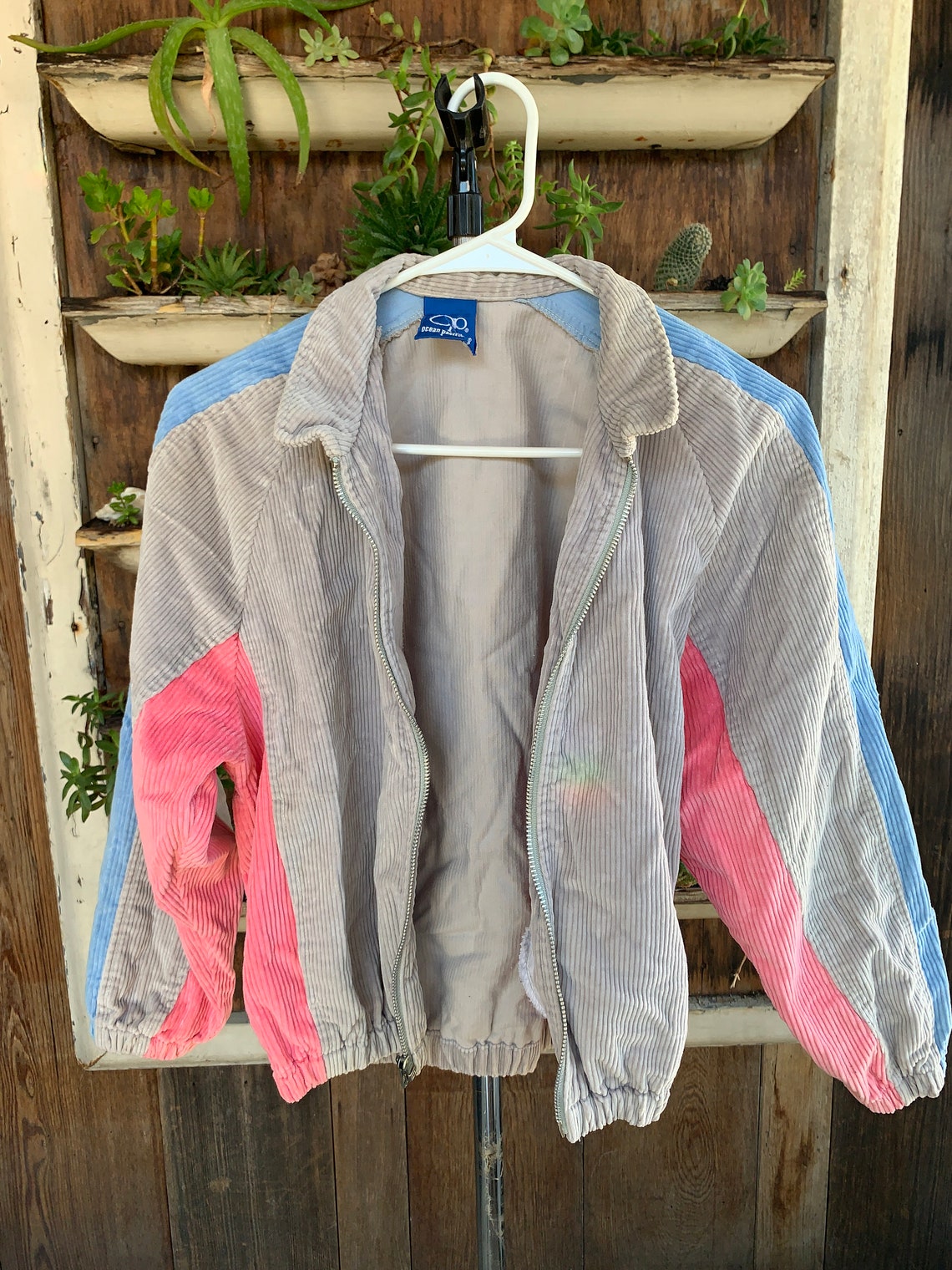 Vintage 1980's Ocean Pacific Corduroy Jacket Subtle Pride Jacket Trans ...