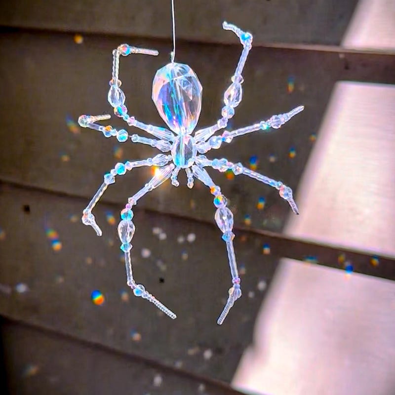 Beaded Halloween Spiders - Etsy