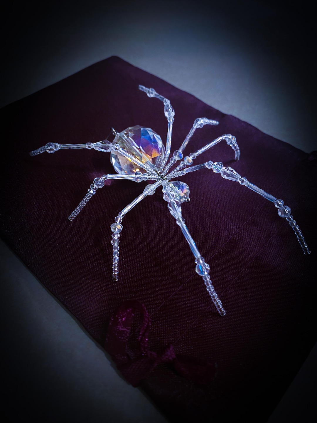 Latrodectus Crystallum - Handmade Crystal Spider- READY TO SHIP ...