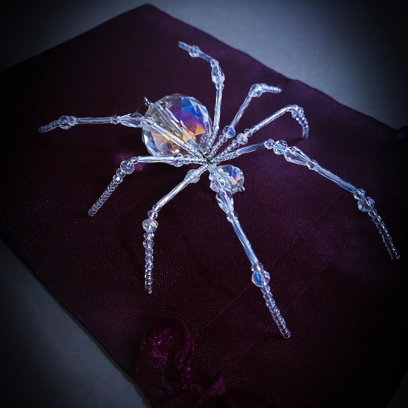 Crystal Spider - Etsy